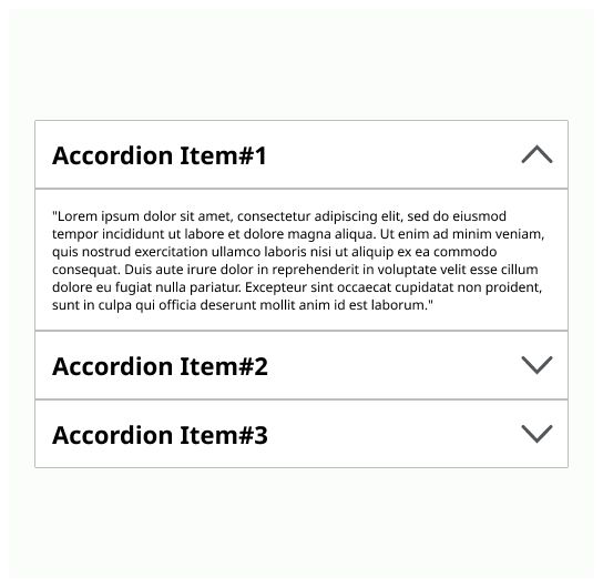 Accordion | Michelin Design System