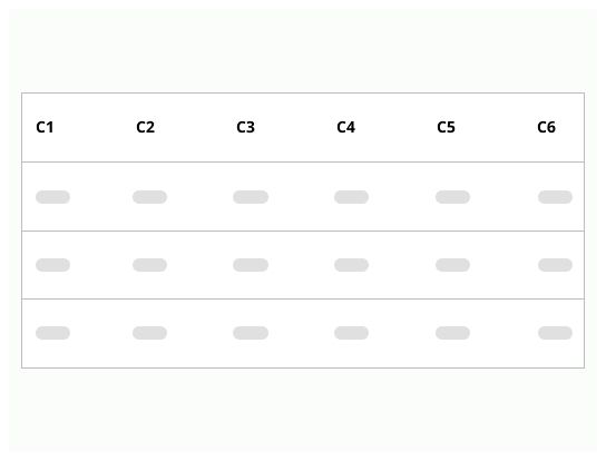 Table | Michelin Design System