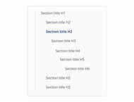 Content table | Michelin Design System