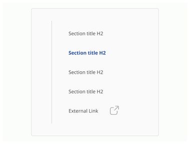 Content table | Michelin Design System