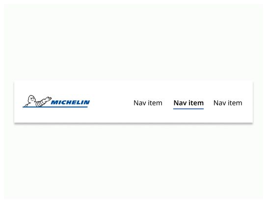 Navbar | Michelin Design System