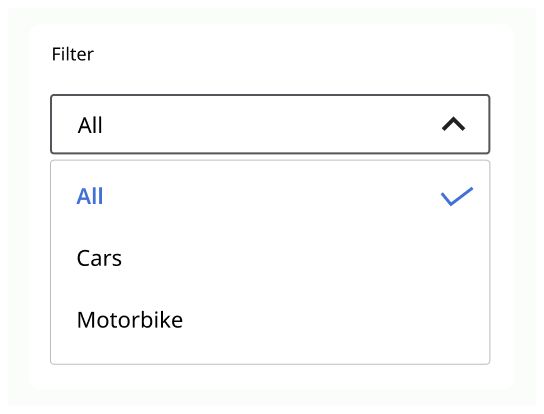 Dropdown | Michelin Design System